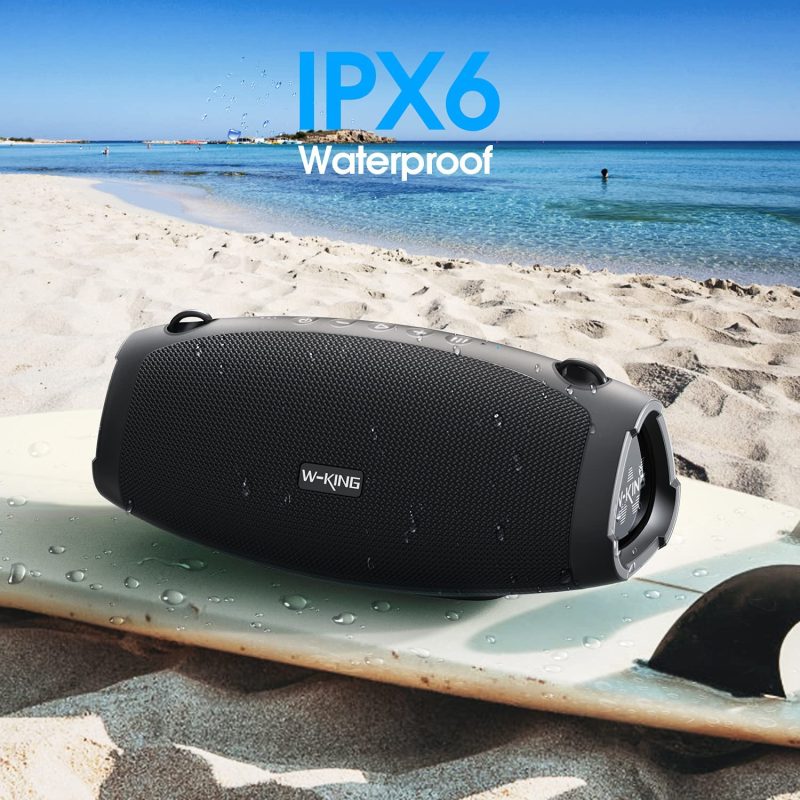 W-King X10 nešiojama bevielė Bluetooth kolonėlė 70W – 15600mAh 3.7V / 7 ...